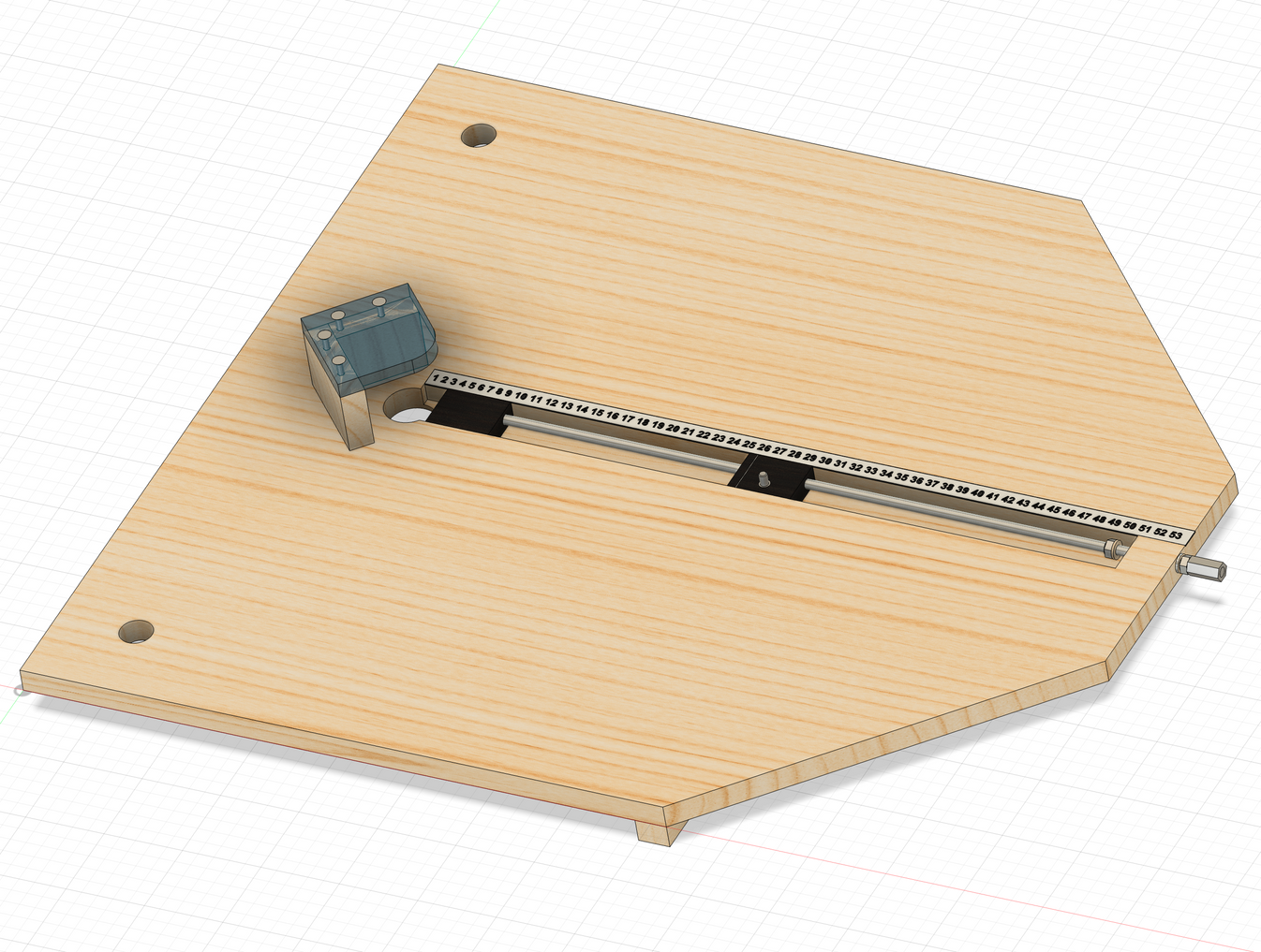 Bauanleitung - Vorrichtung Kreise fräsen mit Frästisch – Tabs Workbench