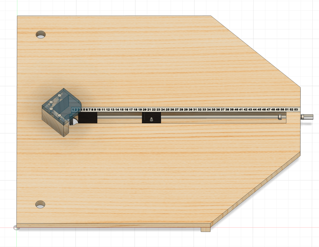 Bauanleitung - Vorrichtung Kreise fräsen mit Frästisch – Tabs Workbench